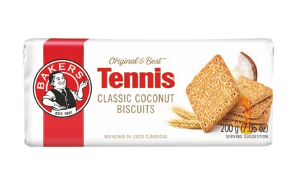 Bakers Tennis Classic Coconut Biscuits 200g – Kalahari Moon