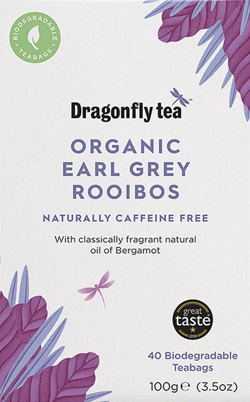 Dragonfly Tea - Organic Earl Grey Rooibos 40 Teabags 100g – Kalahari Moon
