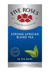 Five Roses Strong African Blend Tea - 26 bags – Kalahari Moon