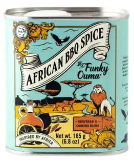 Funky Ouma African BBQ Spice Tin 185g – Kalahari Moon