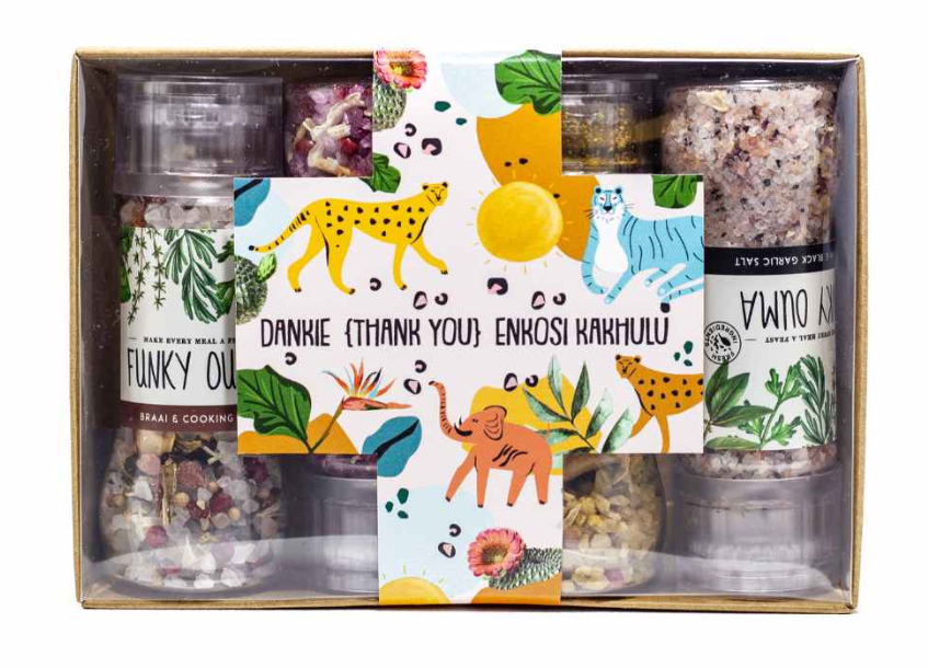 Funky Ouma Four Pack Mini Gift Set - Dankie {Thank You} Enkosi Kakhulu ...