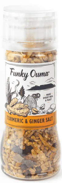 Funky Ouma Turmeric & Ginger Salt Grinder 80g – Kalahari Moon