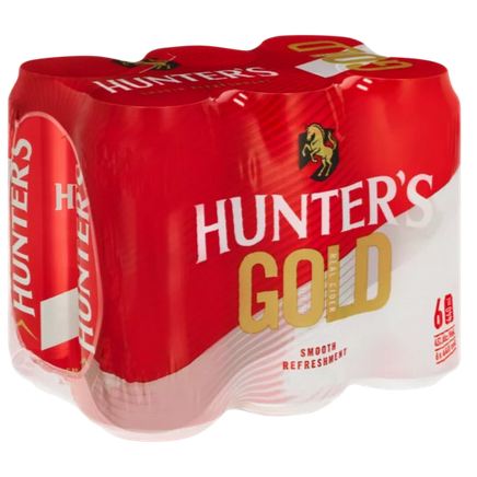 Hunter's Gold Cider Cans 6 x 440ml (Six Pack) – Kalahari Moon