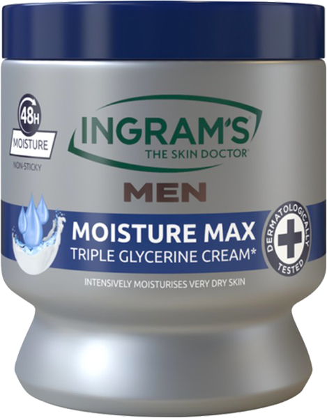 Ingram's Moisture Max Triple Glycerine Cream for Men 450ml – Kalahari Moon