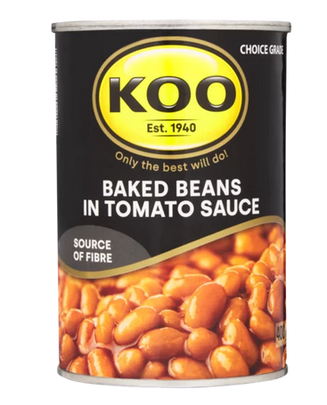 Koo Baked Beans in Tomato Sauce 410g – Kalahari Moon