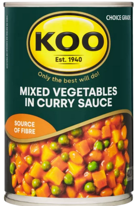 Koo Mixed Vegetables in Curry Sauce 420g – Kalahari Moon