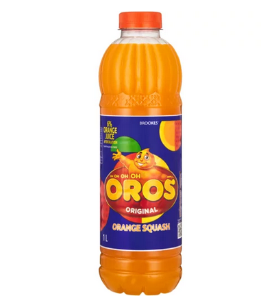 Brookes Oros Original Orange Squash - 1 Litre – Kalahari Moon