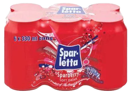 Sparletta Sparberry 300ml Can - Six Pack – Kalahari Moon