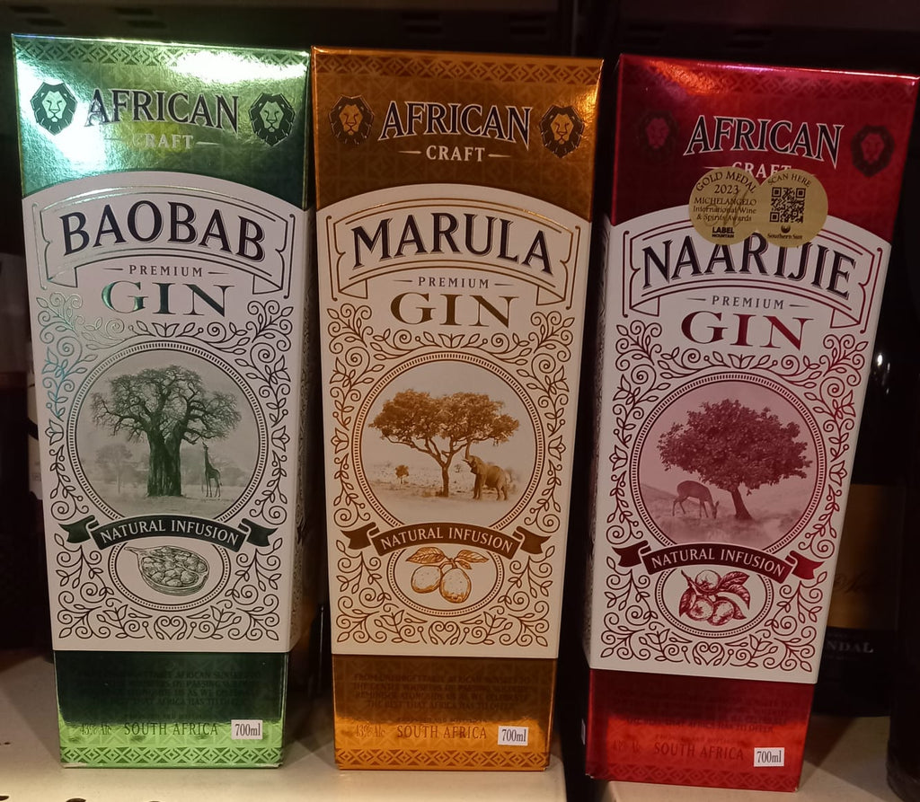African Craft - Marula Premium Gin 700ml – Kalahari Moon