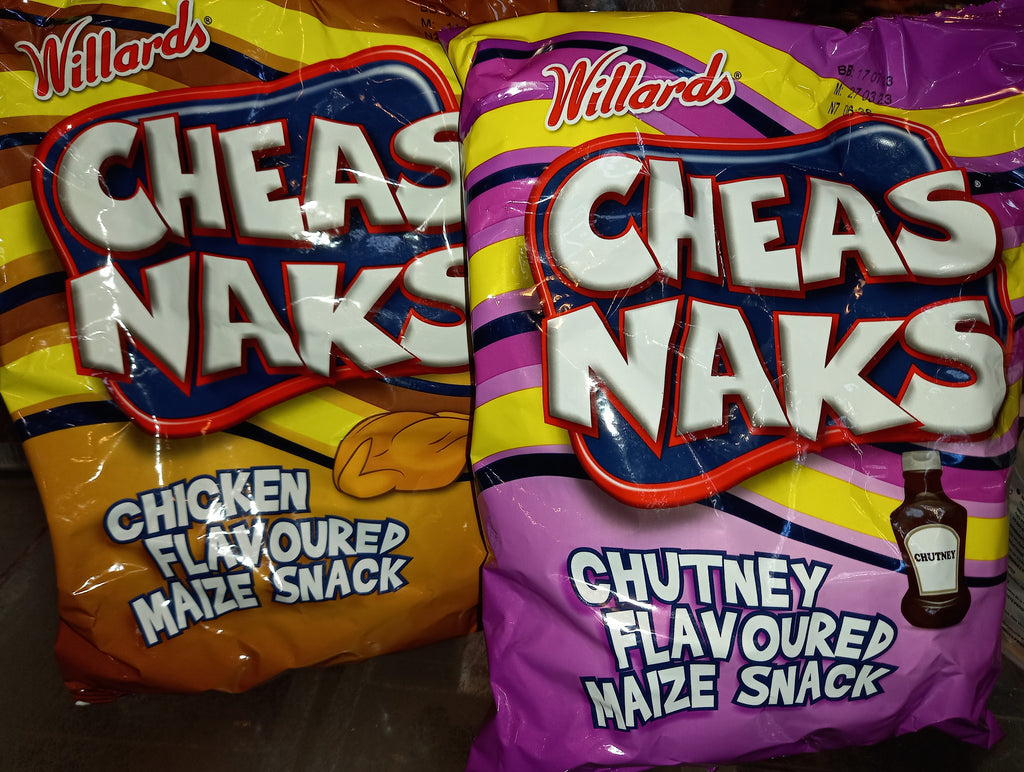 Willards Cheas Naks Chicken Flavoured Maize Snack 135g – Kalahari Moon