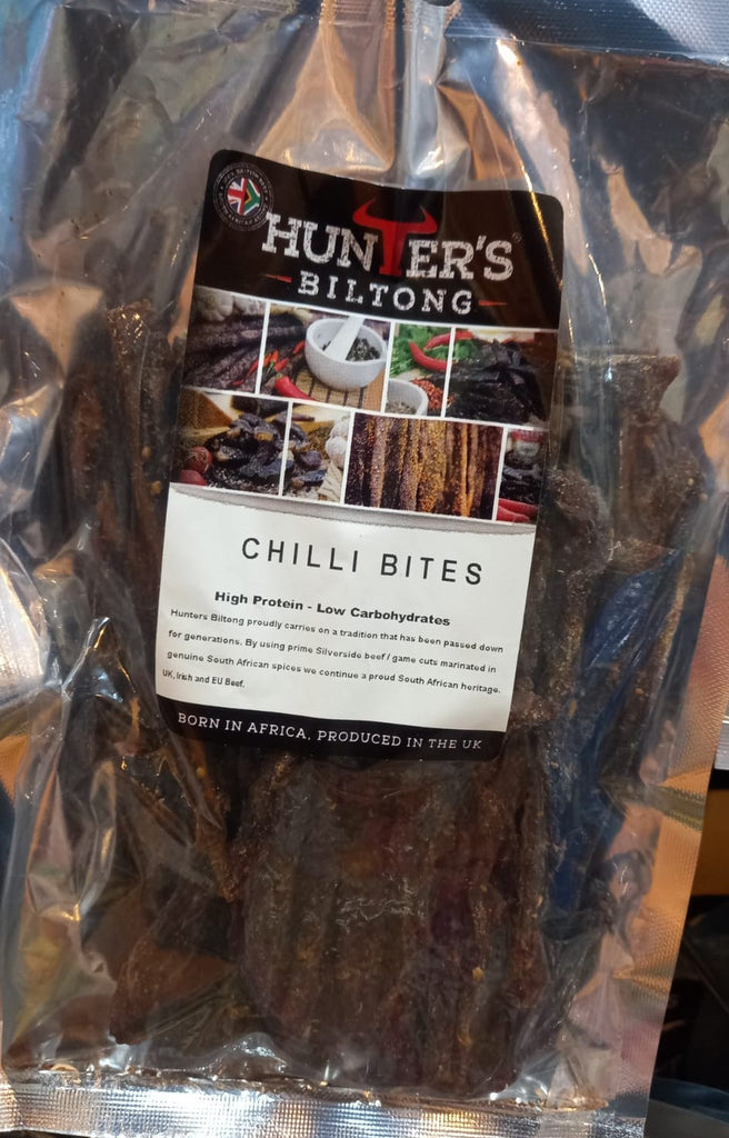 Hunter's Biltong - Beef Chilli Bites 100g – Kalahari Moon