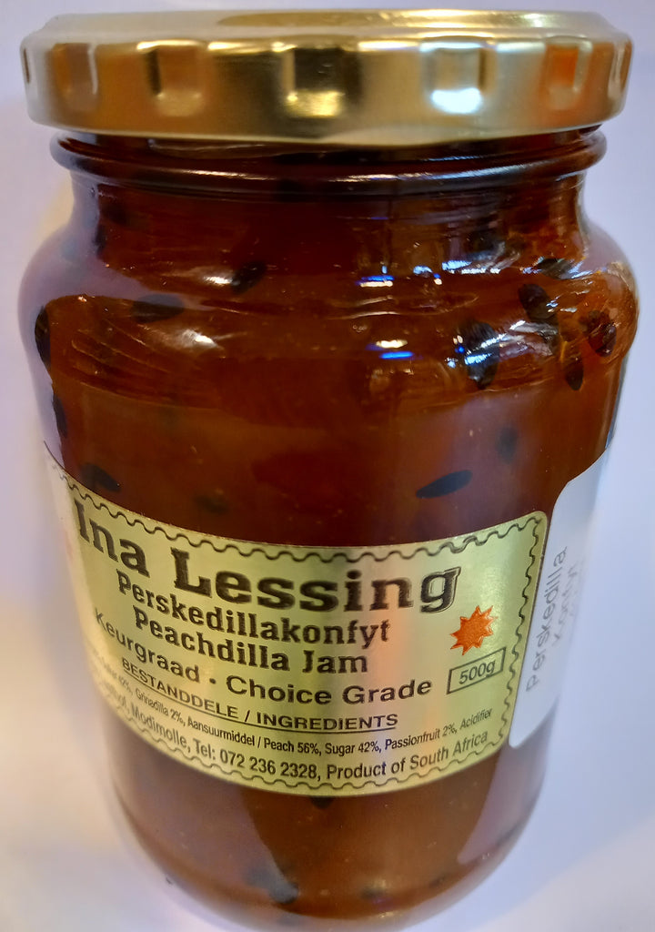 Ina Lessings Peachdilla Jam 500g – Kalahari Moon