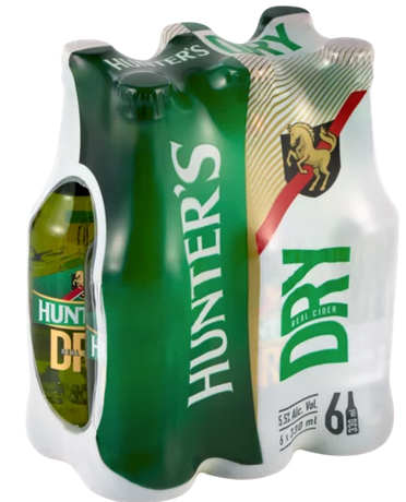 Hunters Dry Bottles 330ml - Six Pack – Kalahari Moon
