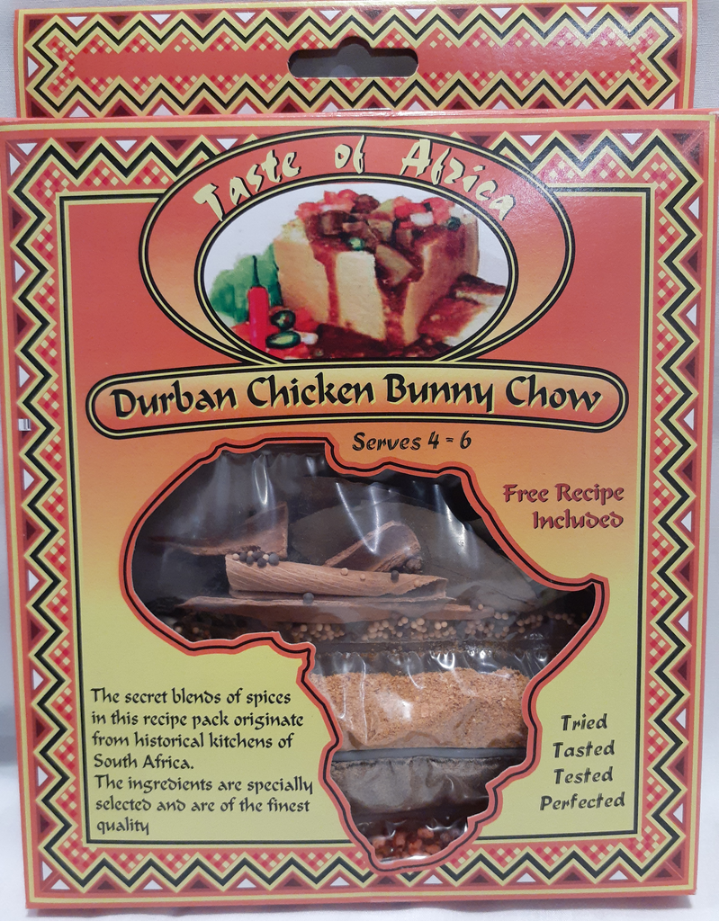Taste of Africa Durban Chicken Bunny Chow 54g – Kalahari Moon