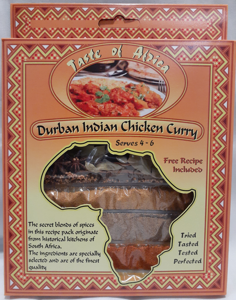 Taste of Africa Durban Indian Chicken Curry 54g – Kalahari Moon